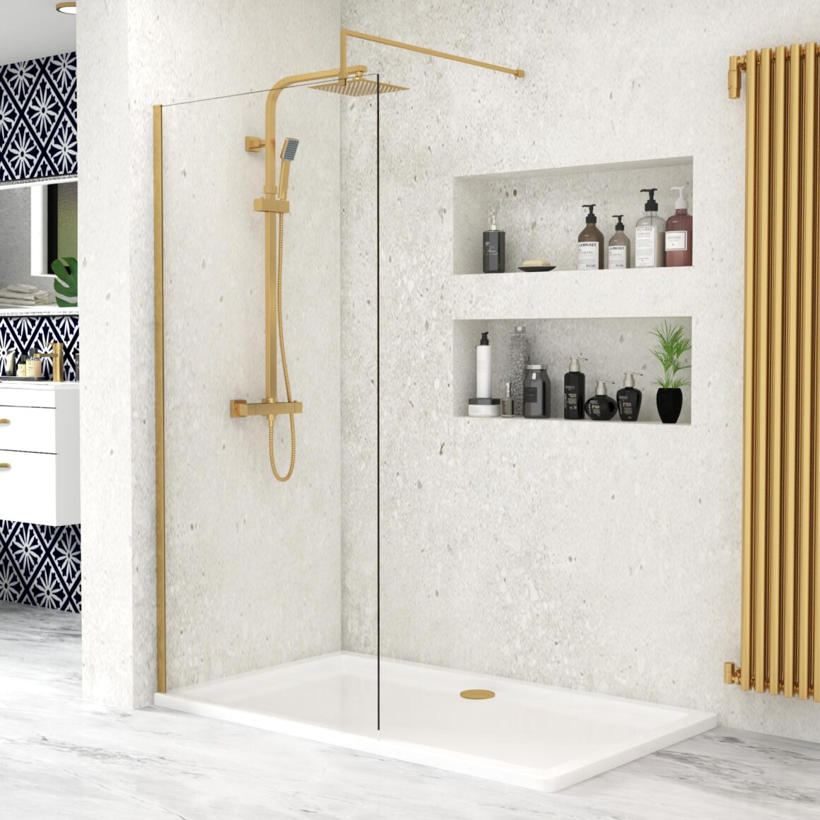 10 Walk-in Shower Ideas for Small Bathrooms | Deluxe House