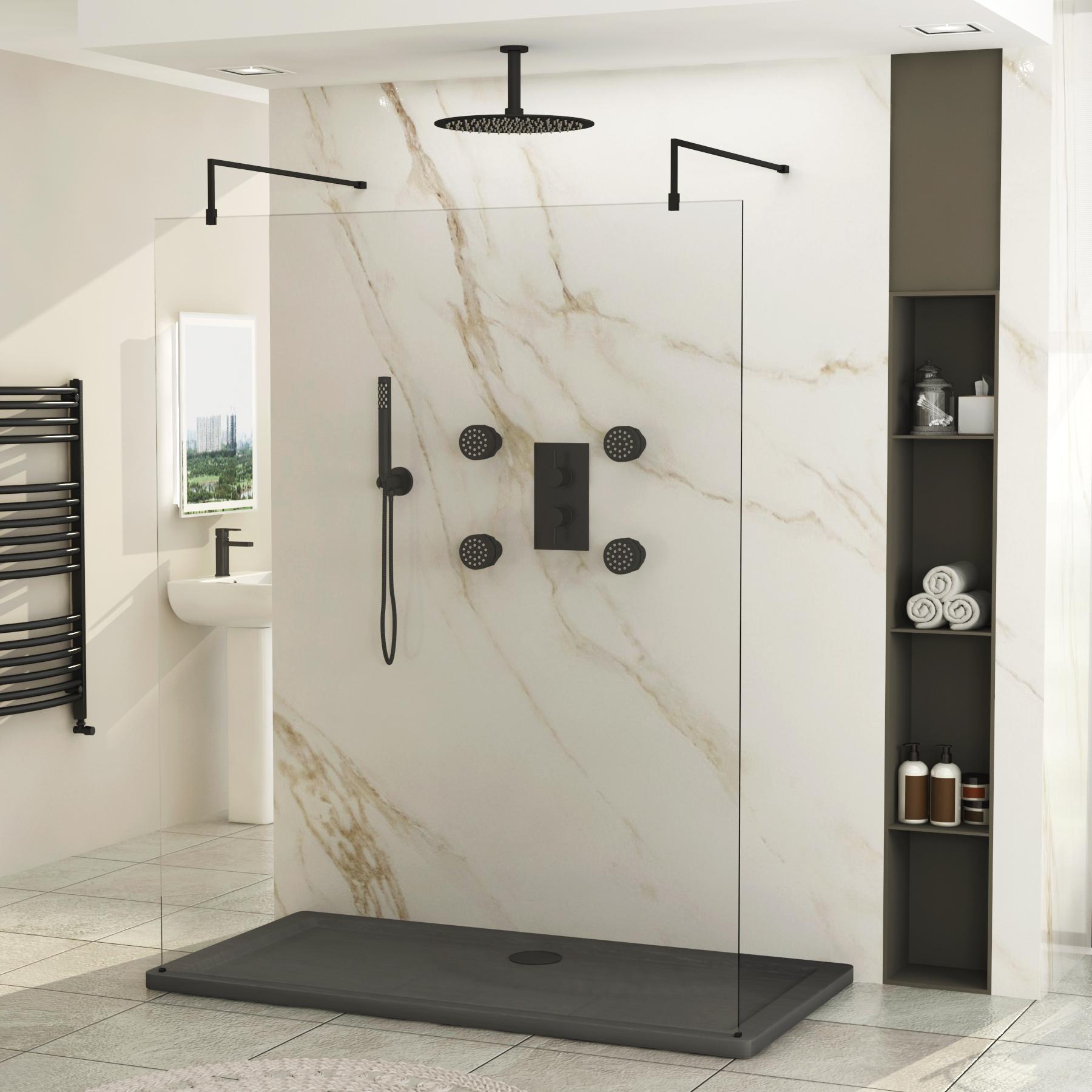 10 Walk-in Shower Ideas for Small Bathrooms | Deluxe House